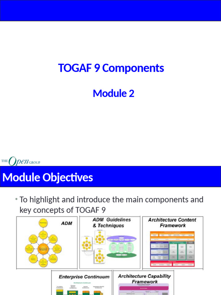 Togaf v91 m2 Togaf 9 Components | PDF | Information Science ...