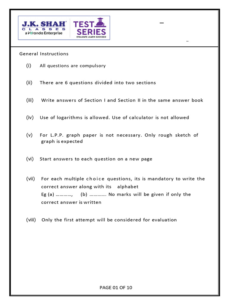 Prelim 3 Mathematics & Stats Question | PDF | Multiple Choice | Mathematics