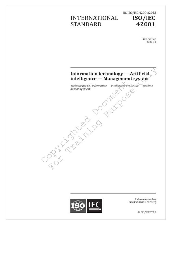 Iso 42001 | PDF