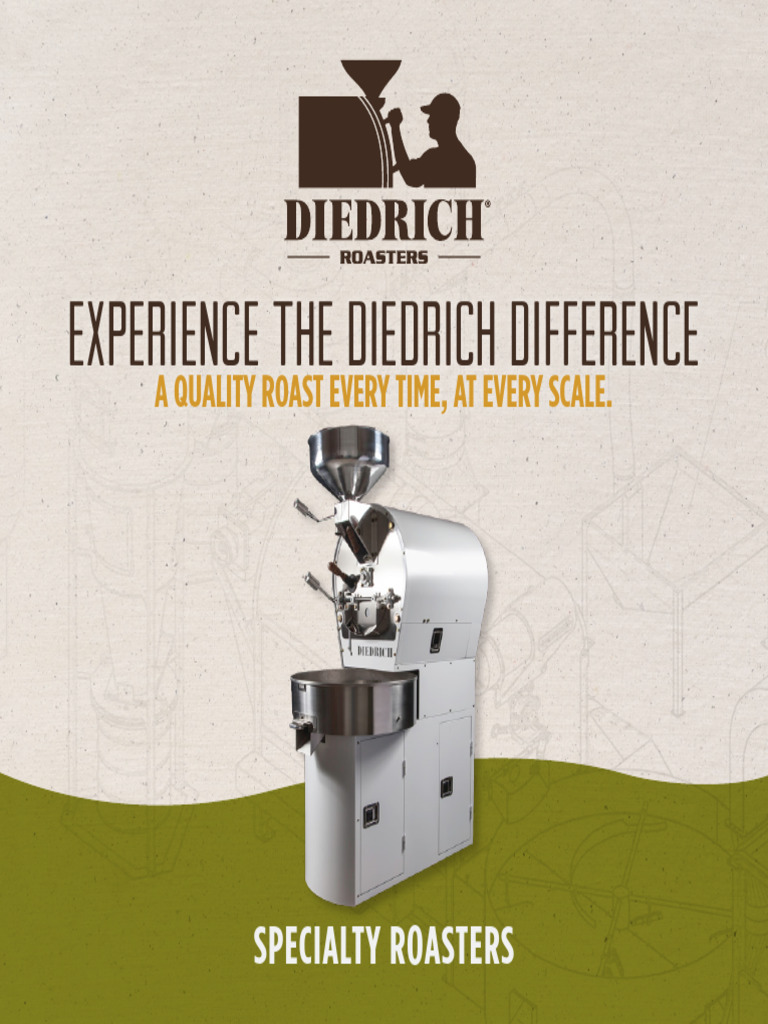 Diedrich Brochure Specialty 1 | PDF | Coffee | Drink