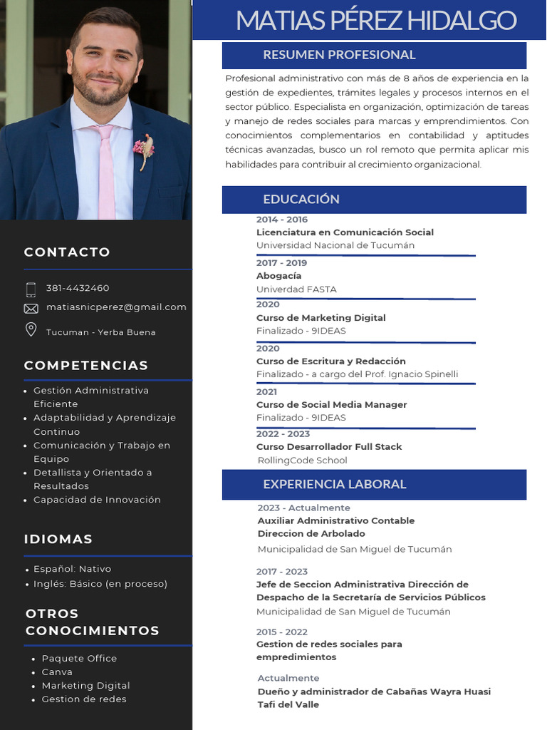 CURRICULUM MATIAS 2024 | PDF | Aprendizaje