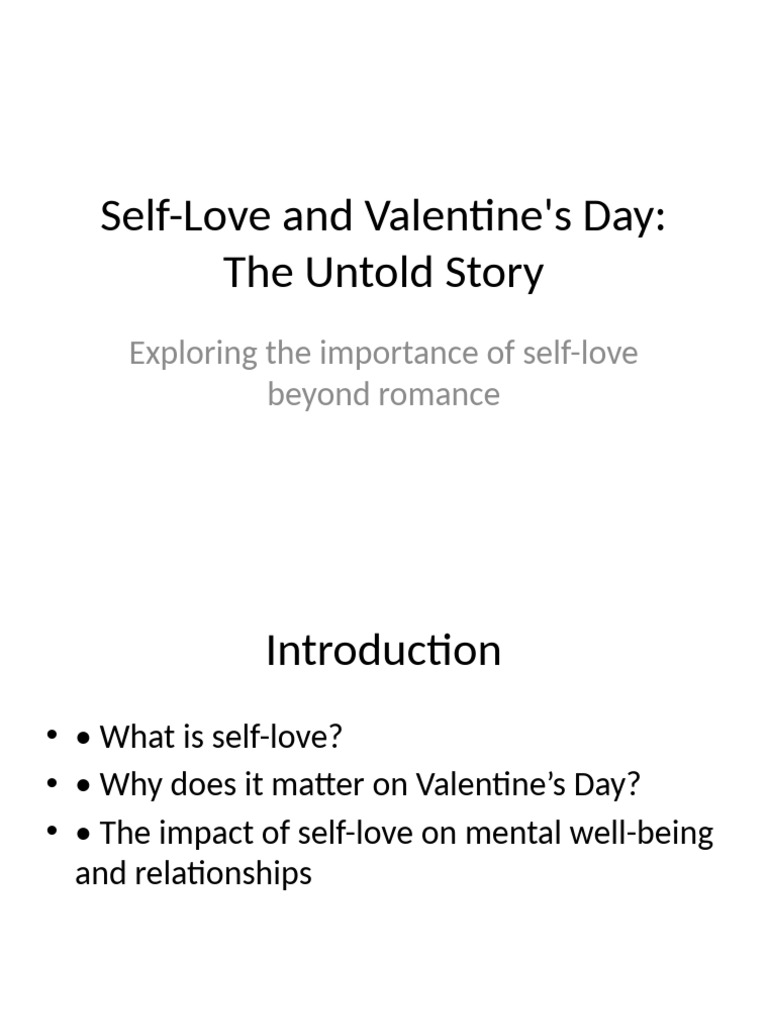Embracing Self-Love This Valentine's Day | PDF