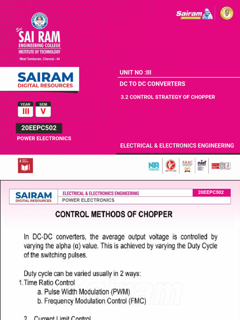 3.2 Step Down and Step Up Chopper | PDF
