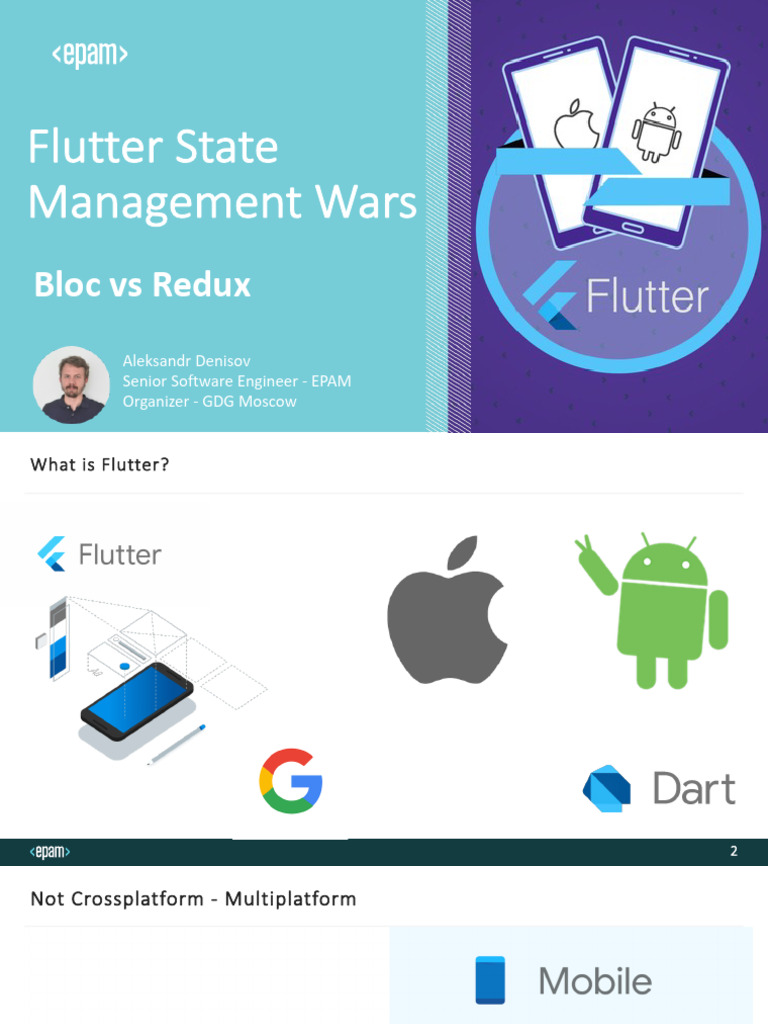 Aleksandr Denisov Flutter State Management Wars. Bloc Vs Redux | PDF | Software Engineering ...