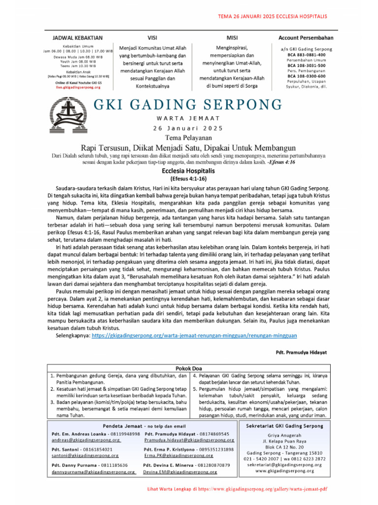 Yuks Ss 20250126 Warta Jemaat Web | PDF