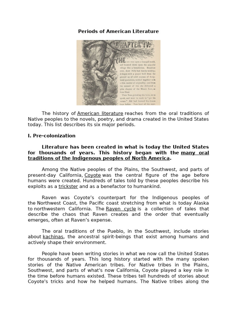 FOR-FINALS-Periods-of-American-Literature | PDF | Beat Generation ...