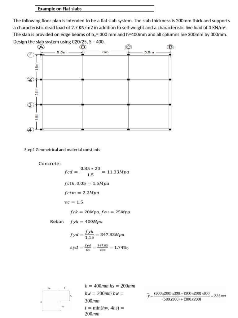 Example Flat Slab | PDF