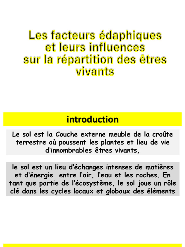 Les Facteure Edaptique | PDF