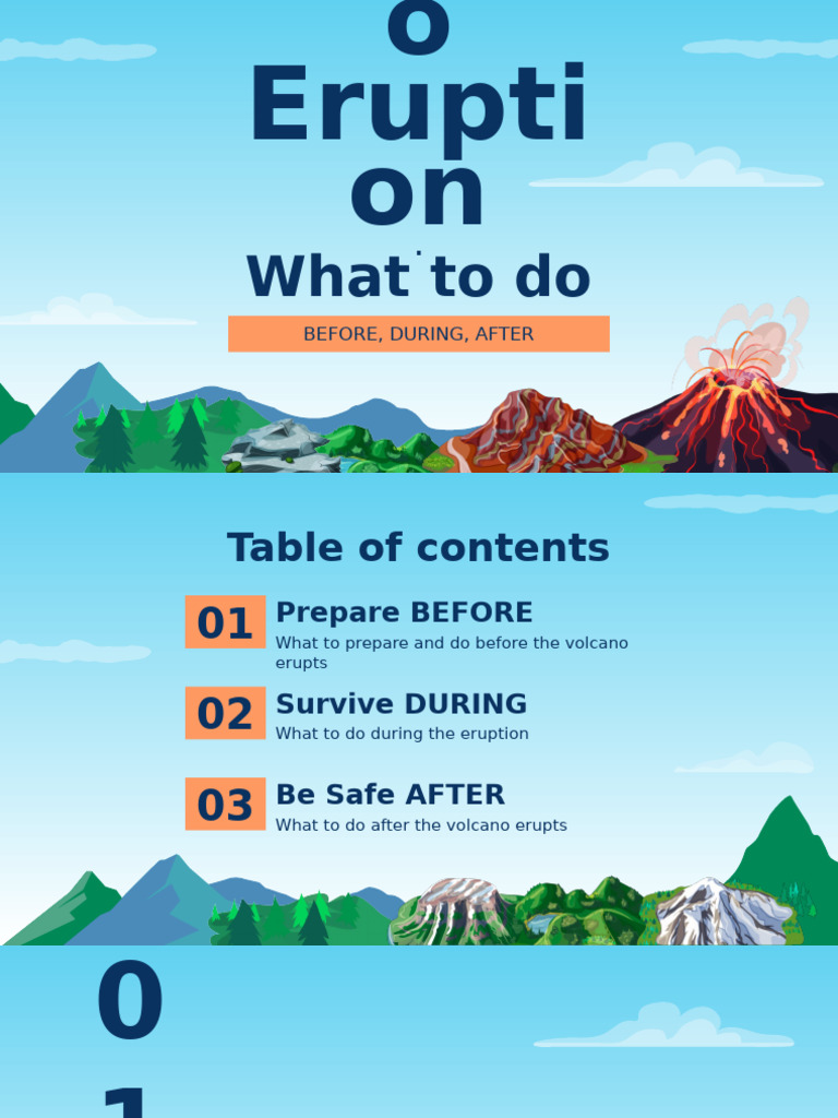 Volcano Eruption Safety Guide | PDF