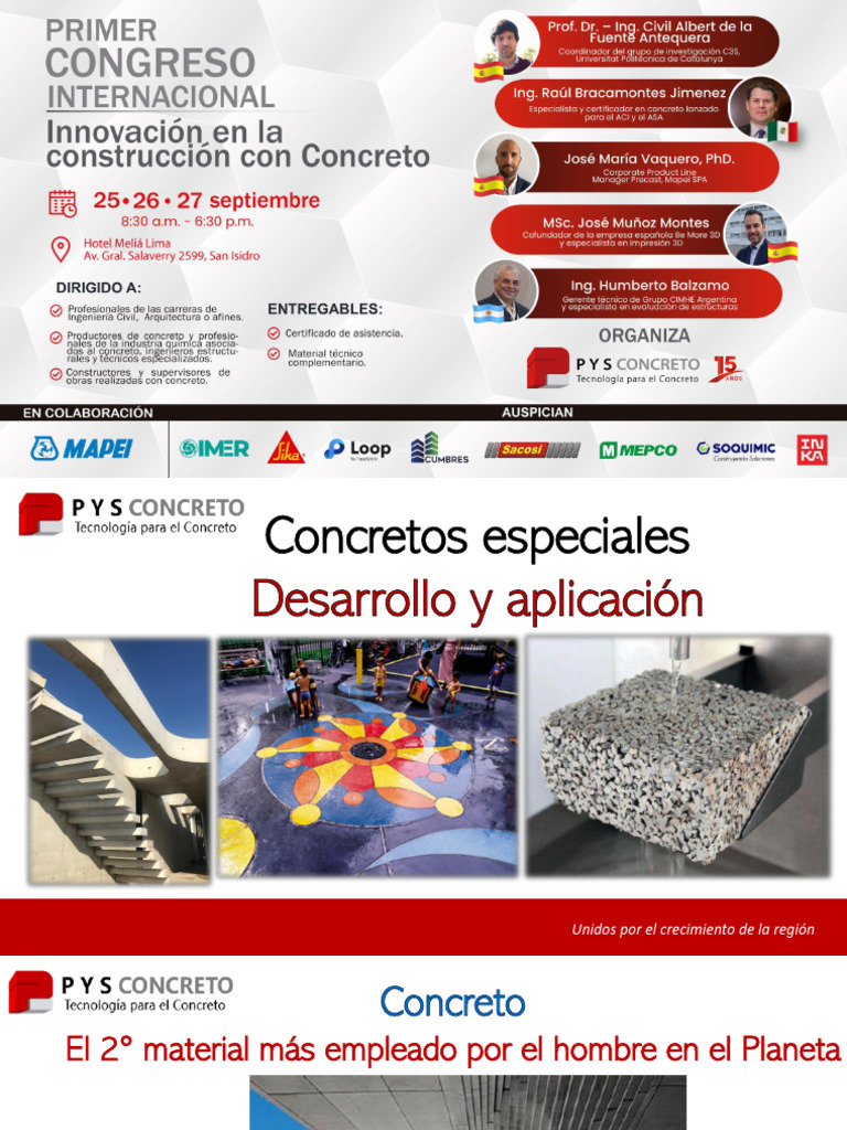 Tema 2 - Concretos Especiales. Desarrollo y Aplicación | PDF | Hormigón ...