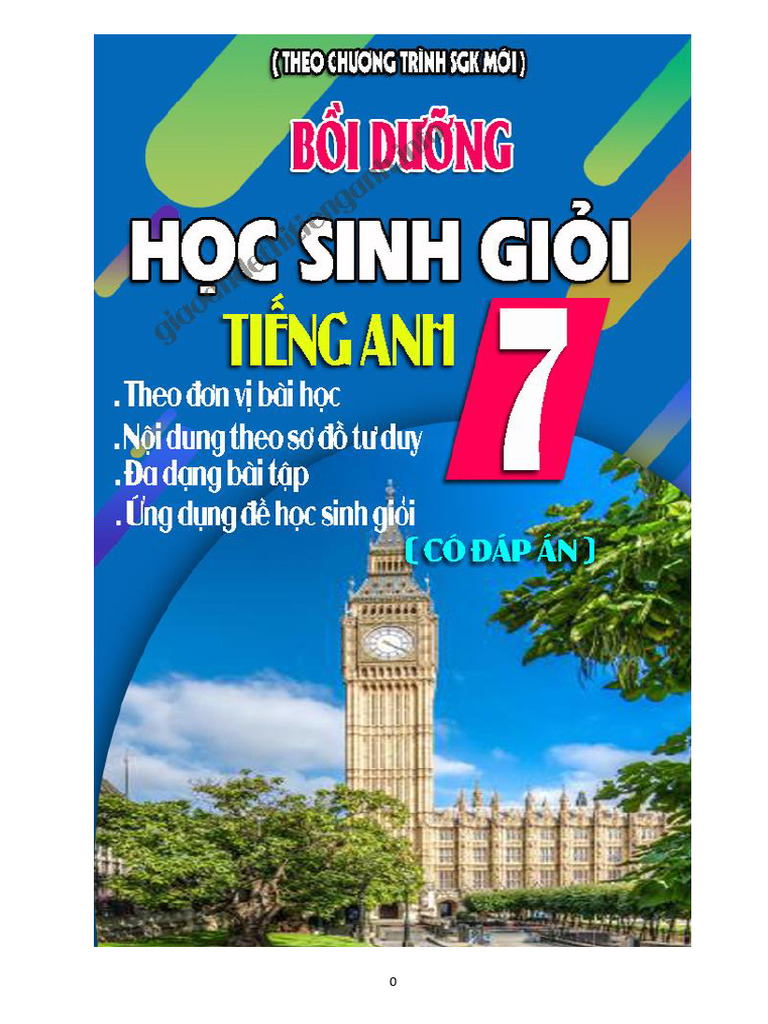 B I Dư NG HSG Anh 7 T Unit 1-Unit 7 | PDF