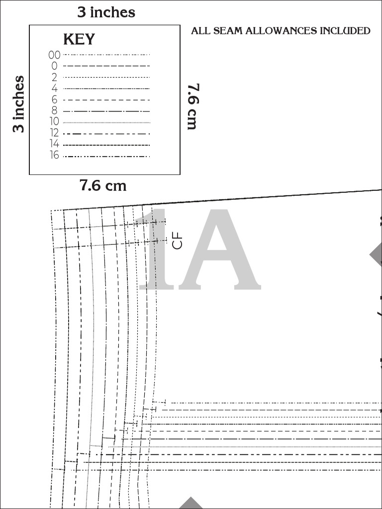 Protea Pants Sizes 00-16 Letter-A4 | PDF
