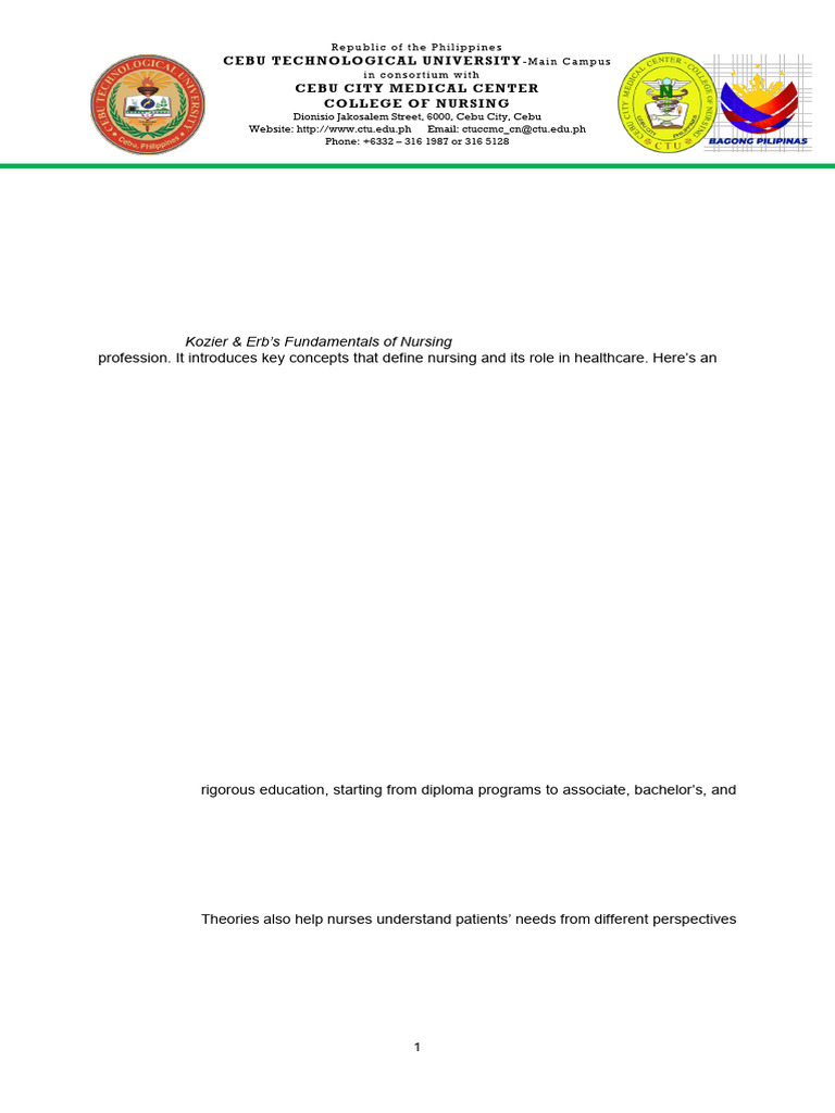 Unit-1-FUNDA-Module | PDF | Nursing | Knowledge