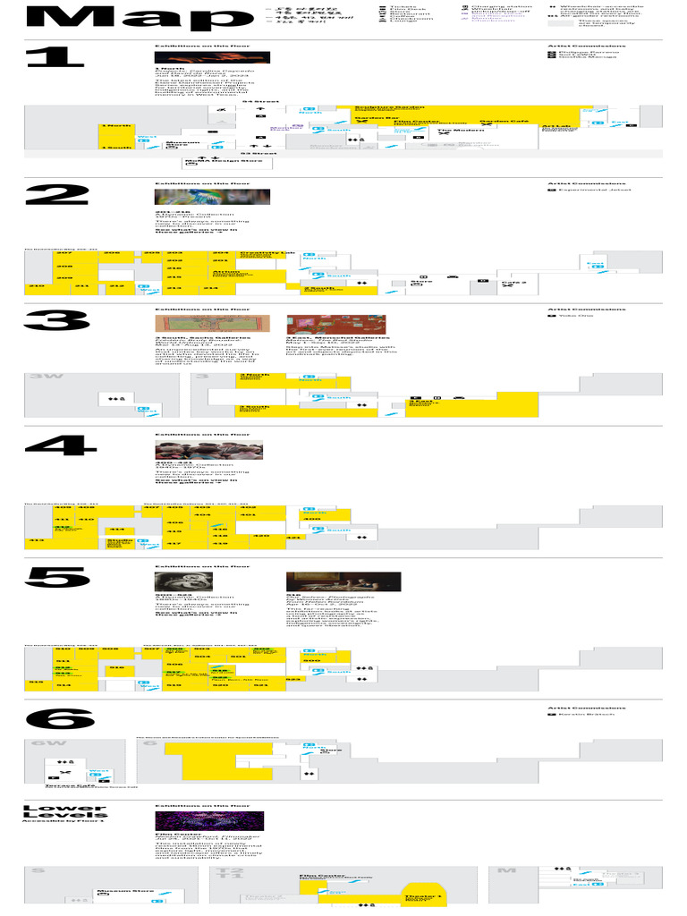 Map-of-MoMA-New-York | PDF | The Arts