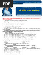 ĐỀ ÔN TẠP CHƯƠNG 1 LÍ 12 | PDF