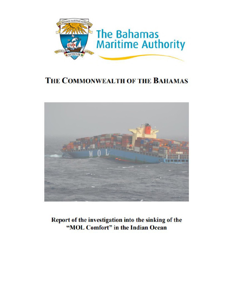 MV Mol Comfort Case Study | PDF