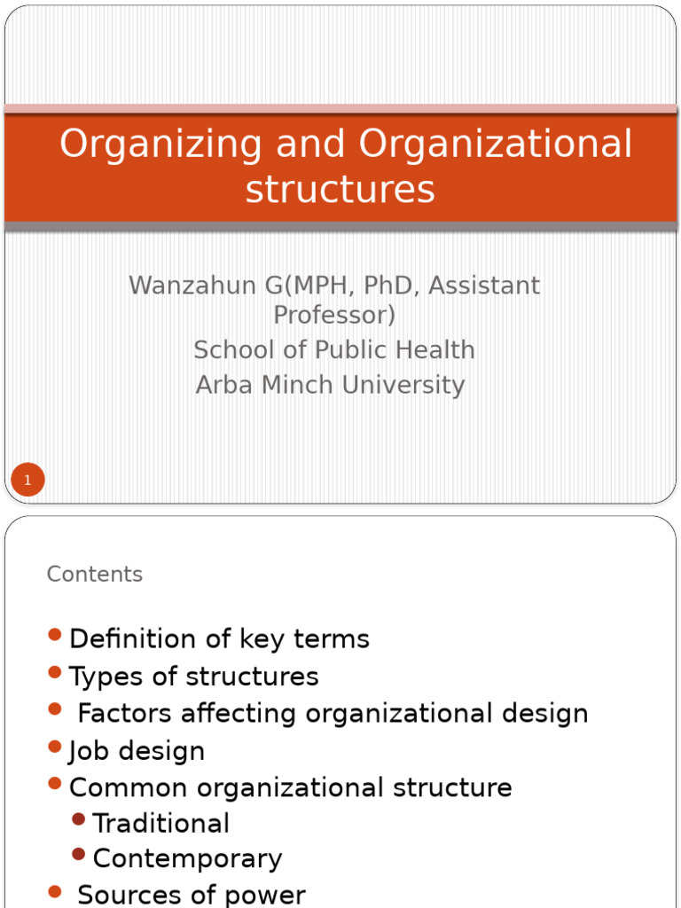 Organizational Structure | PDF | Organizational Structure ...