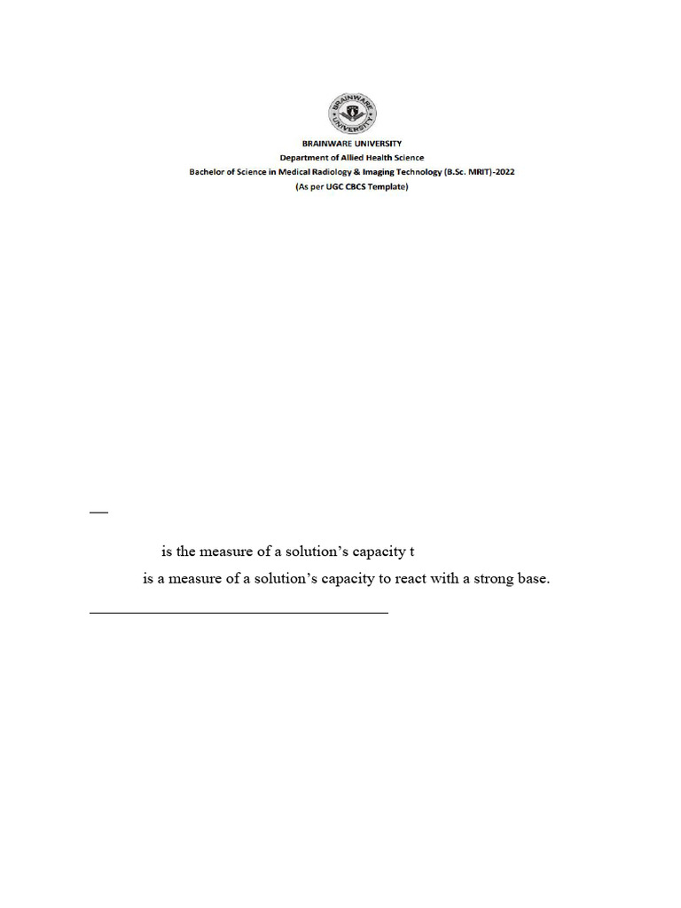 BMRITC203 Module 3 Class Notes | PDF | Physical Chemistry | Physical ...