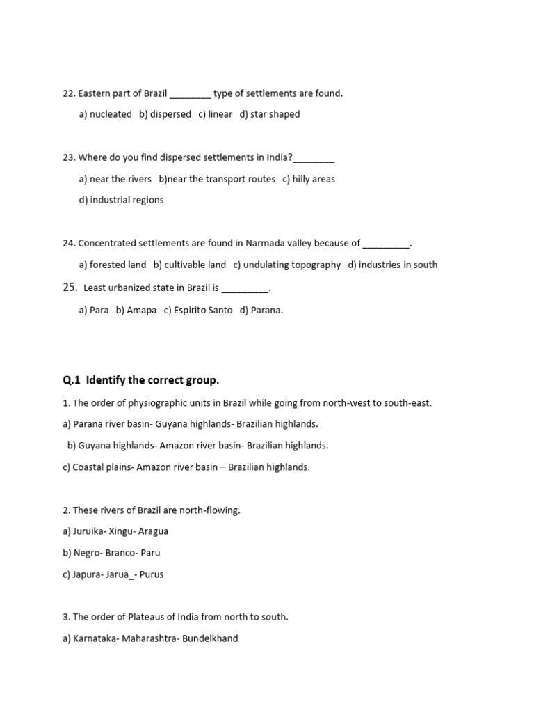 Reasoning Based Questions | PDF | Forests | Brazil