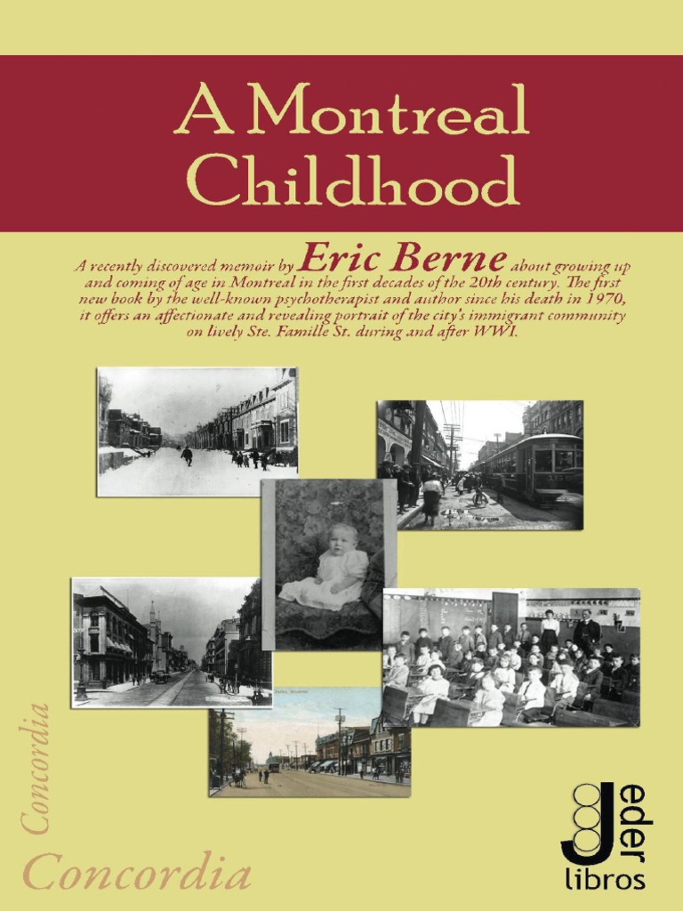 A Montreal Childhood - Eric Berne | PDF | Milk