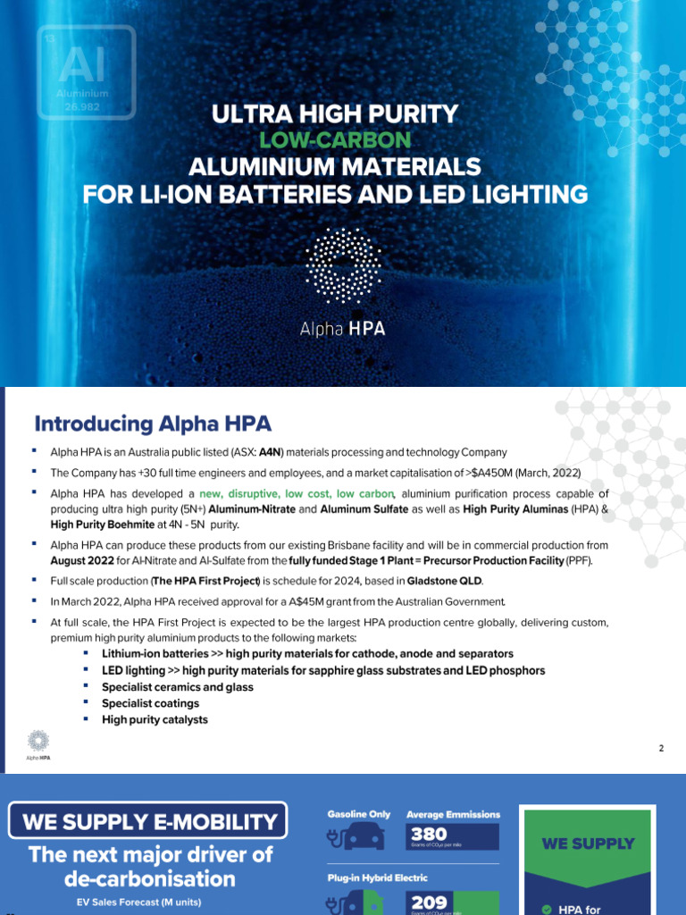 4_ALPHA HPA | PDF | Aluminium | Aluminium Oxide