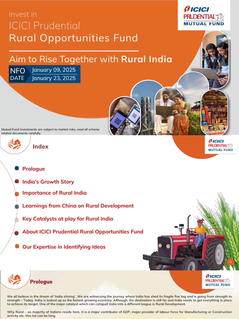 ICICI Prudential Rural Opportunities Fund | PDF | Gross Domestic ...