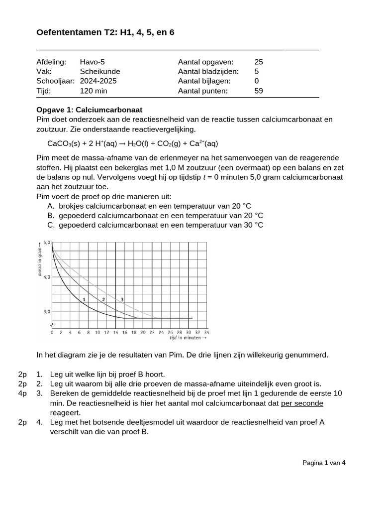 SK 5H 2425 T2 Oefentoets H1 4 5 6 | PDF