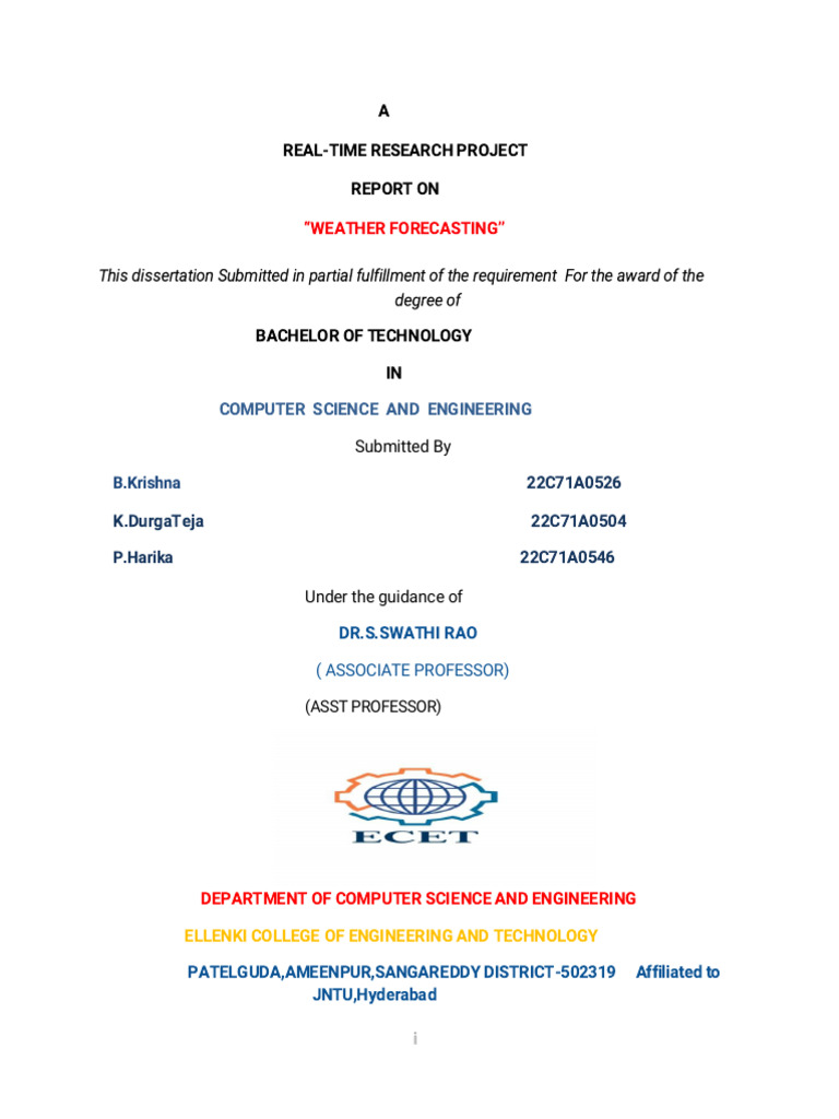 Weather Forecasting Krish Project | PDF | Dependent And Independent Variables | Regression Analysis