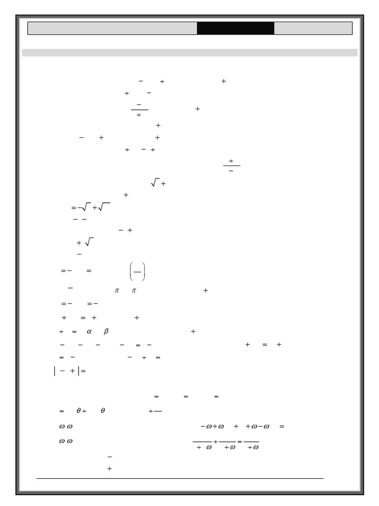 MATHS-IIA IPE Important Questions | PDF | Probability Distribution | Complex Number
