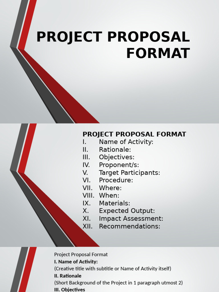 Project Proposal Format | PDF