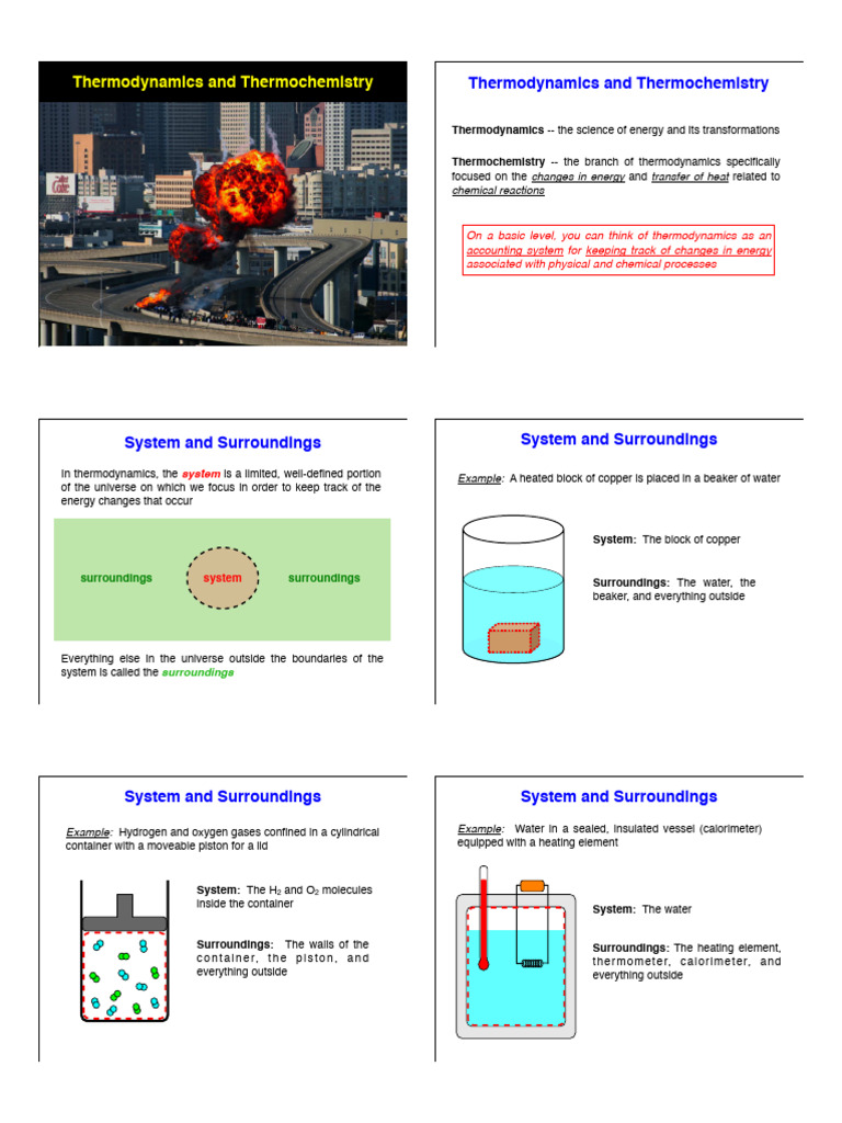 Thermodynamics and Thermochemistry | PDF | Heat | Thermodynamics