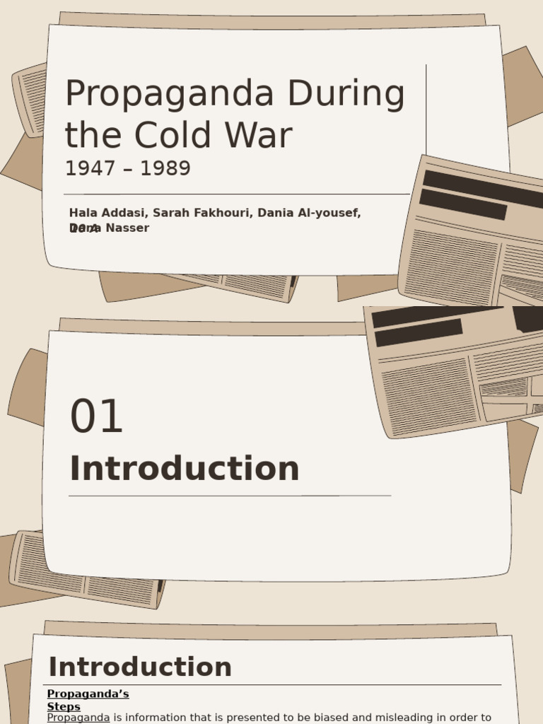 Cold War Propaganda Tactics Explained | PDF | Communism | Propaganda