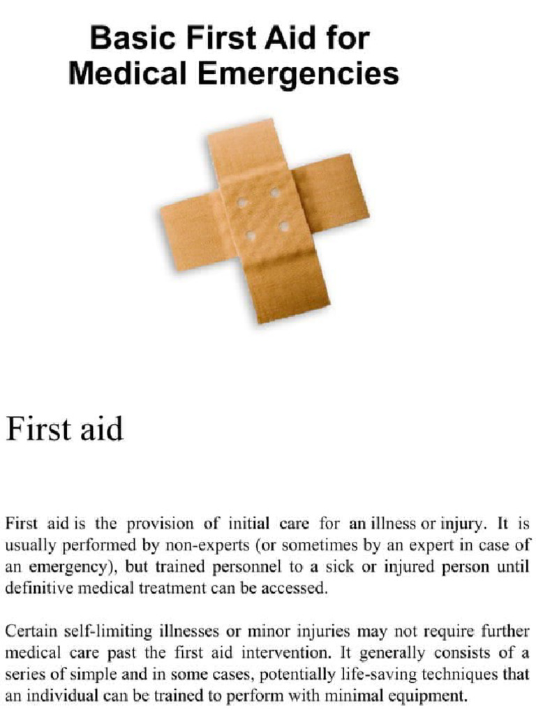 First Aid | PDF