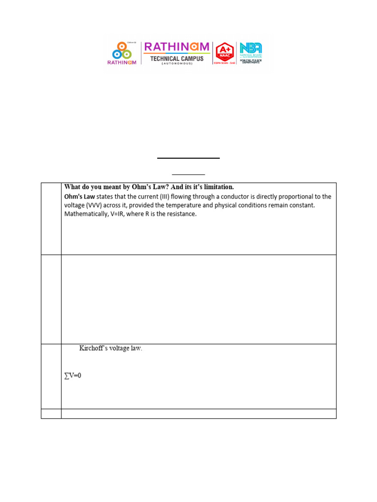 22es203 Beee Qb Answer Key 14.1.25 | PDF | Electric Motor | Transformer