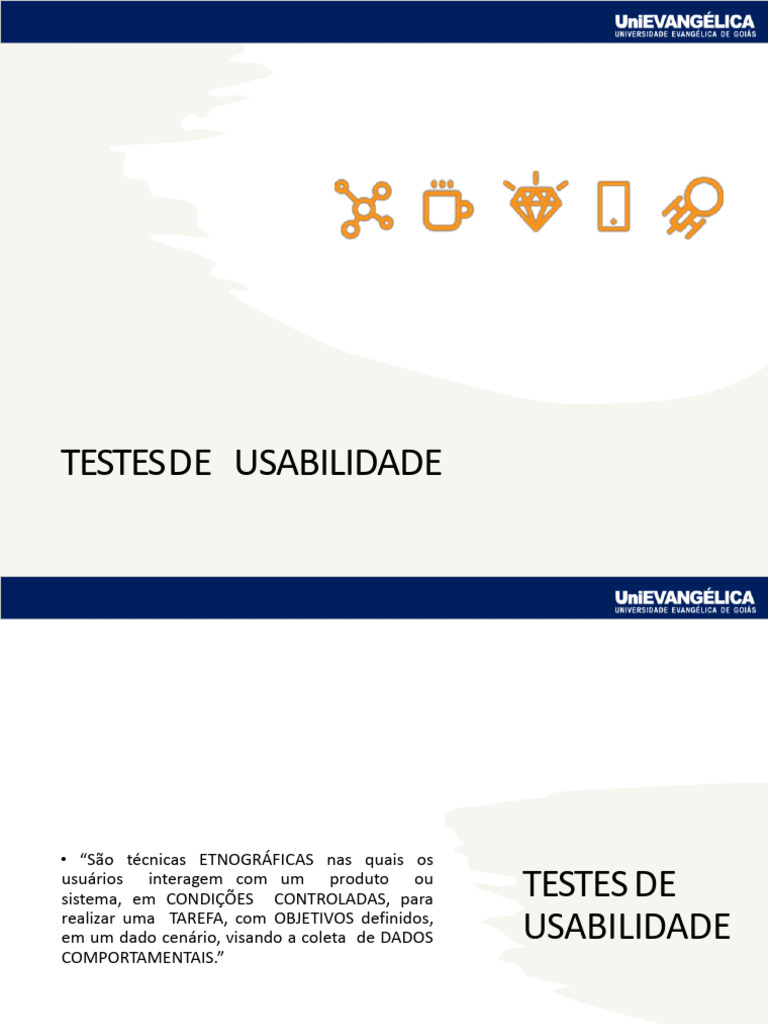 Aula Teste de Usabilidade | PDF | Usabilidade