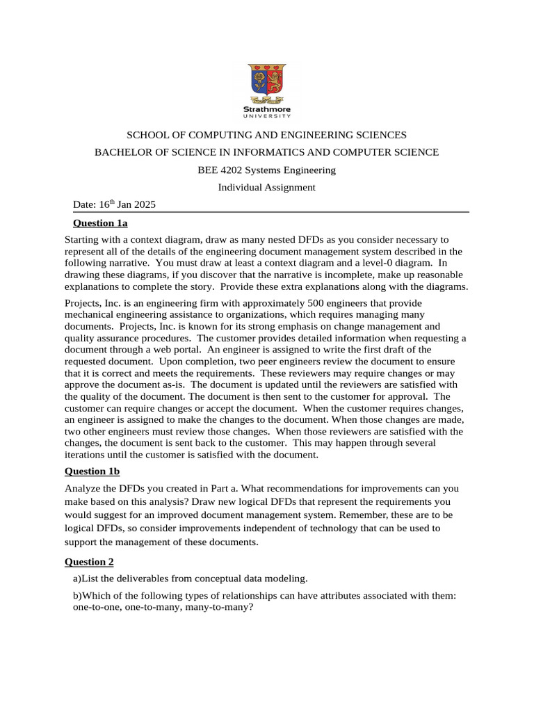 Individual Lab ERD-DFD | PDF | Data Model | Computing