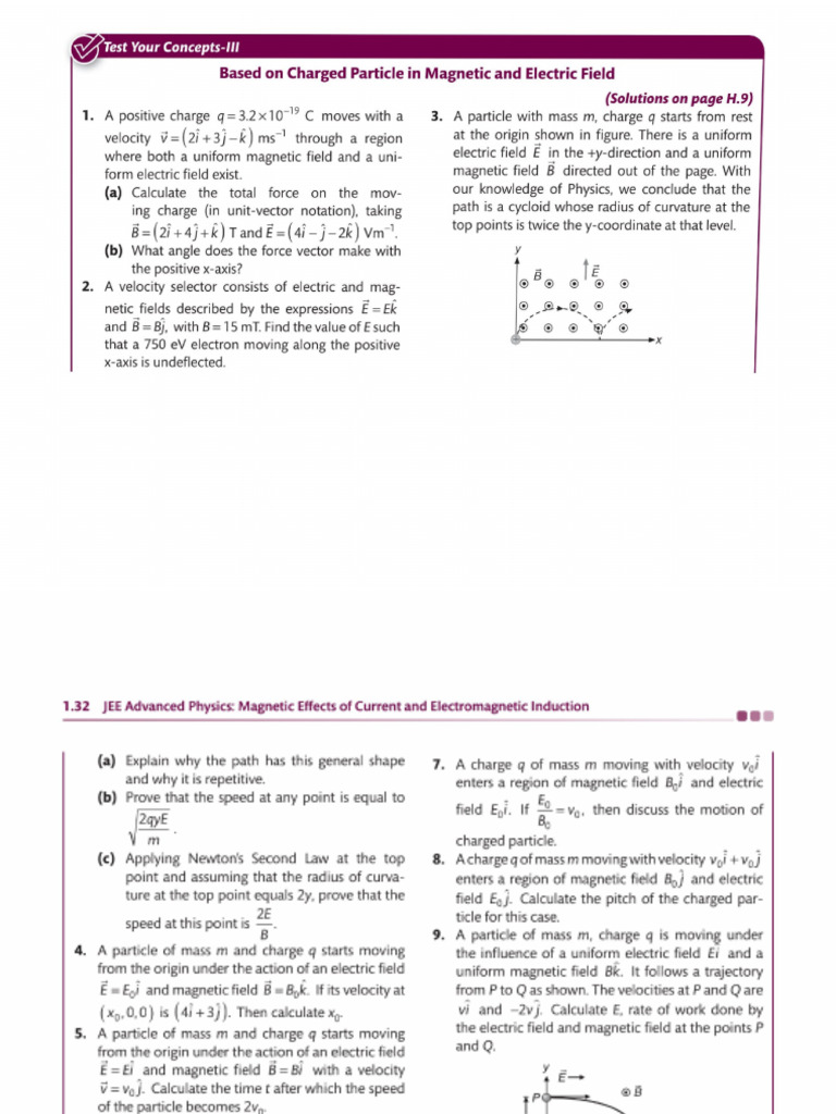 Collage-JEE Advanced Physics-Magnetic Effects of Current and Electromagnetic Induction (Rahul ...