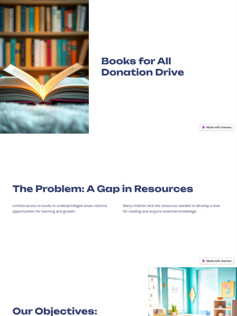 Books for All: Donation Drive Initiative | PDF