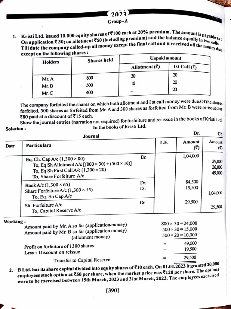 Accounts (2023) | PDF