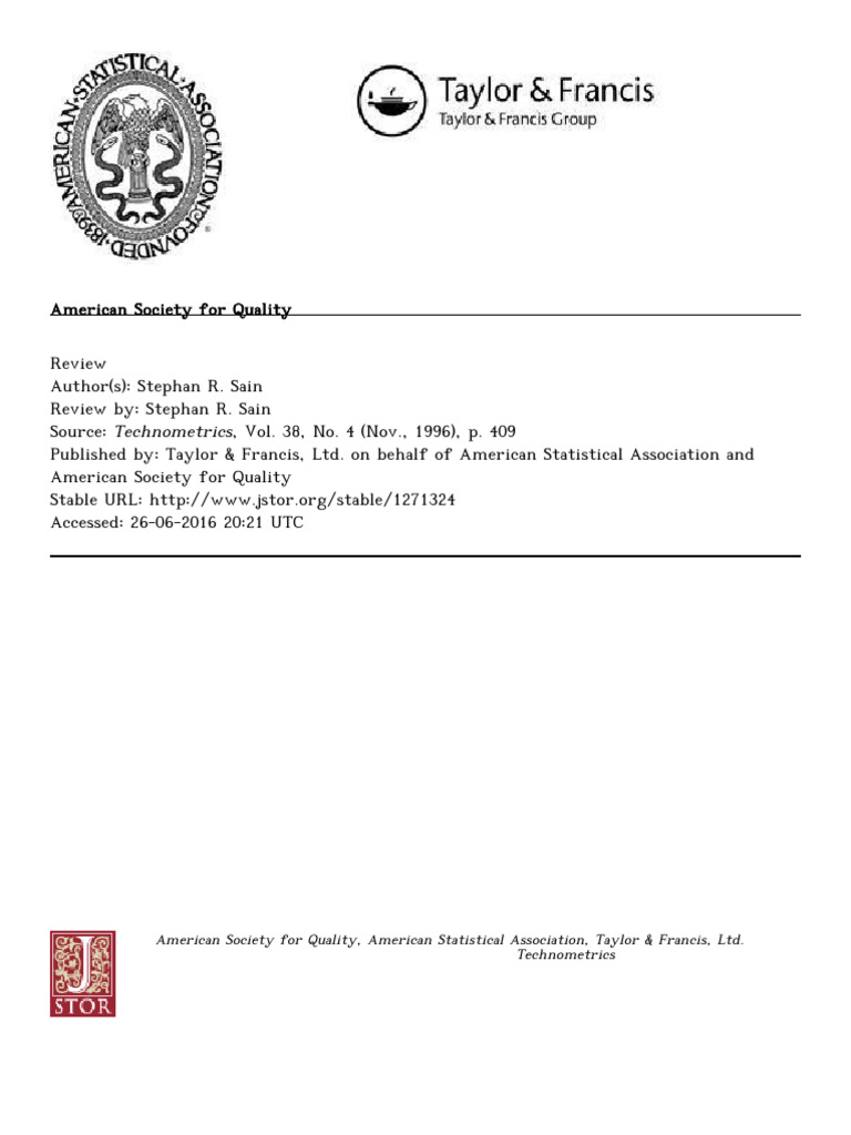 The Nature of Statistical Learning Theory | PDF | Theory | Statistics