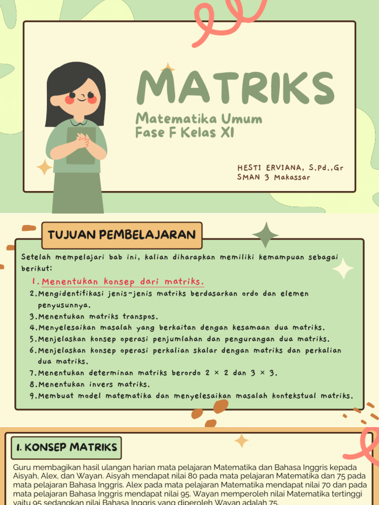 Konsep Matriks | PDF