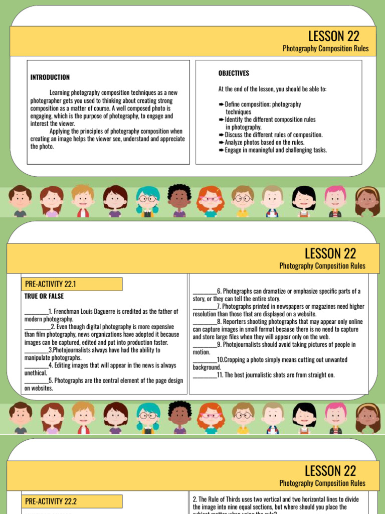 7 Essential Photography Composition Rules | PDF | Composition (Visual ...