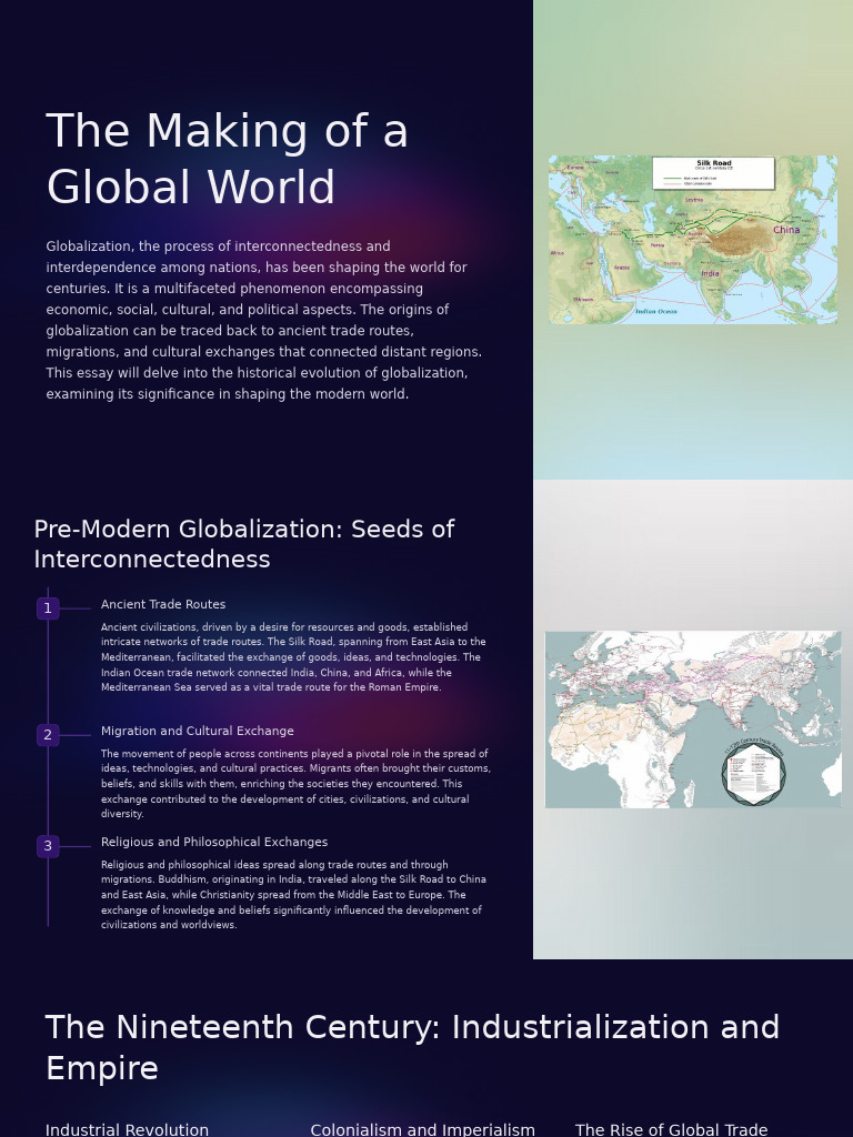The Making of A Global World | PDF | Globalization | Trade