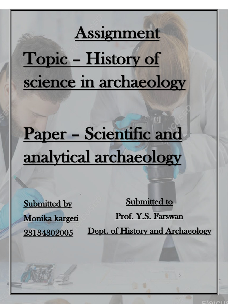 History of Science in Archaeology | PDF | Archaeology | Science