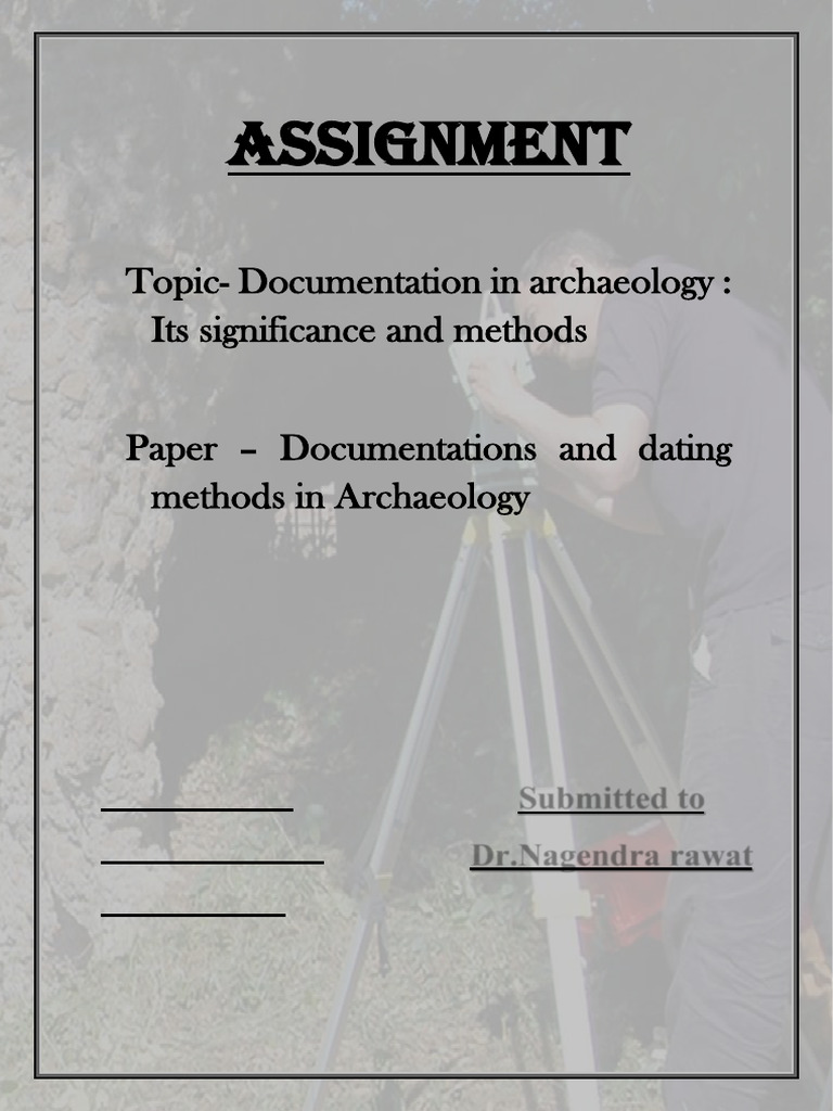 Archaeological Documentation Methods | PDF | Archaeology | Geographic ...