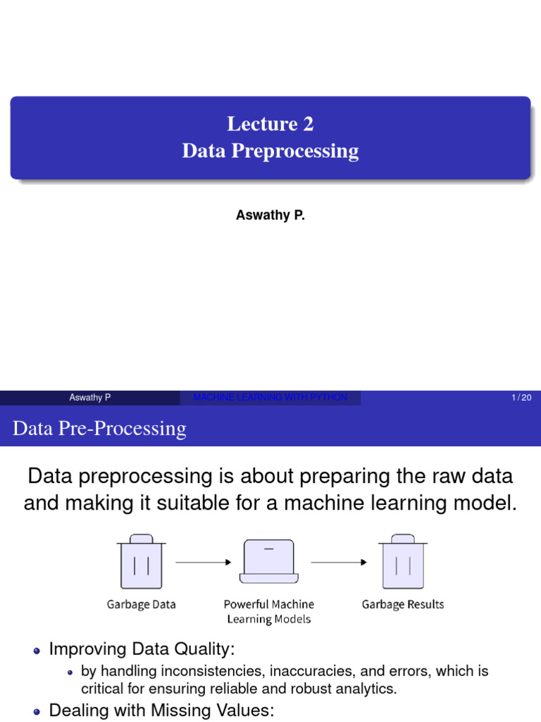Lec_2_ML_S4_data_preprocessing | PDF | Machine Learning | Outlier