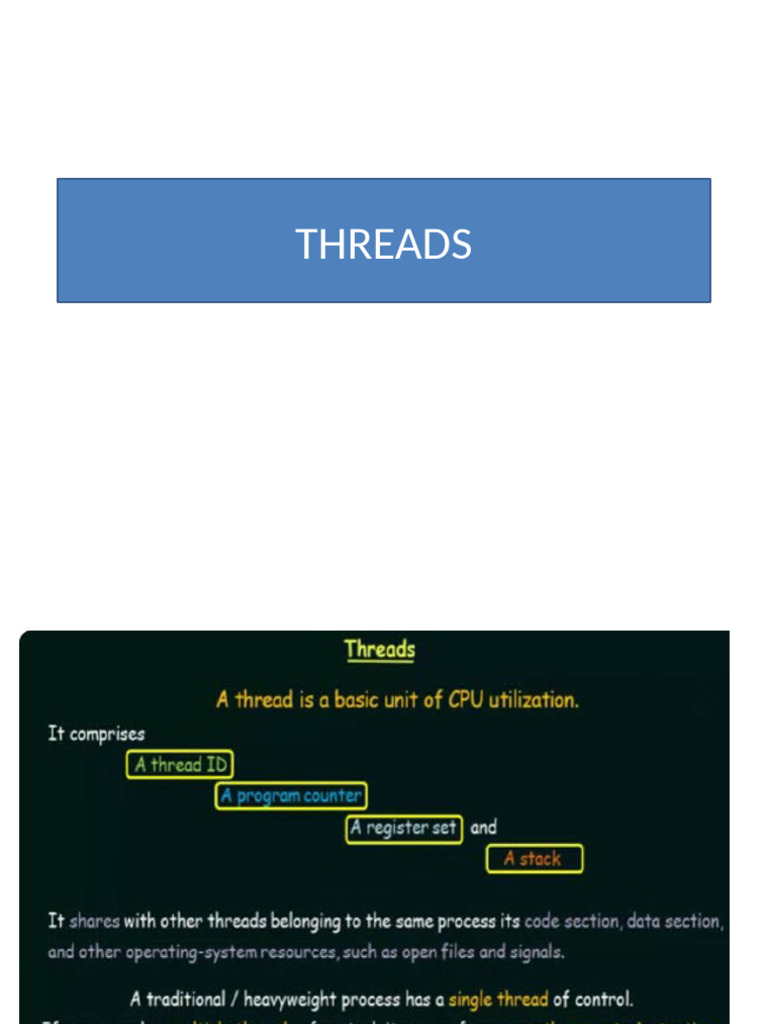 Unit II Threads | PDF