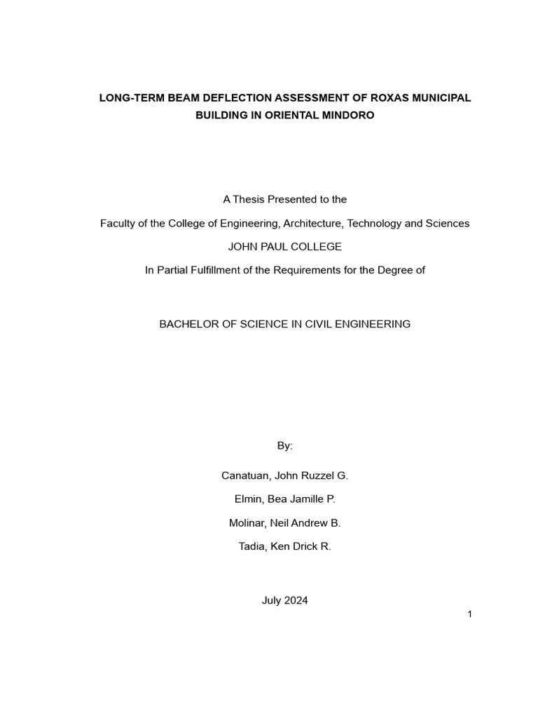 Sample Manuscript 2 | PDF | Beam (Structure) | Structural Load