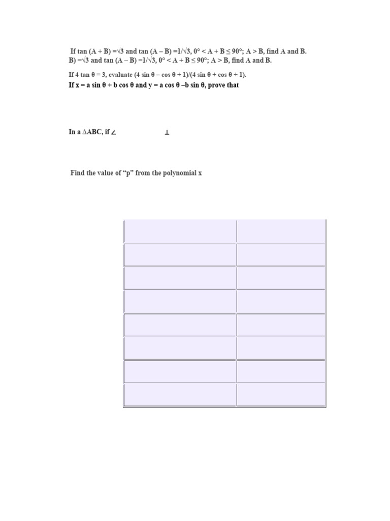 Term 1 Worksheet | PDF