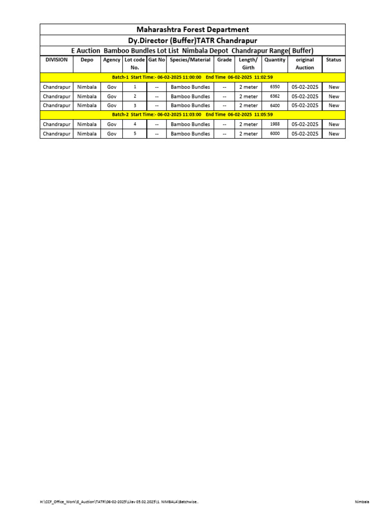 Lot List of Auction ID 2025 - MH - 27248 DT 6 Feb 2025 | PDF